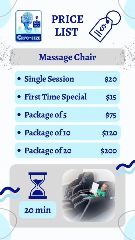 Cryo-eeze Spring Hill - Services for Pain Relief and more